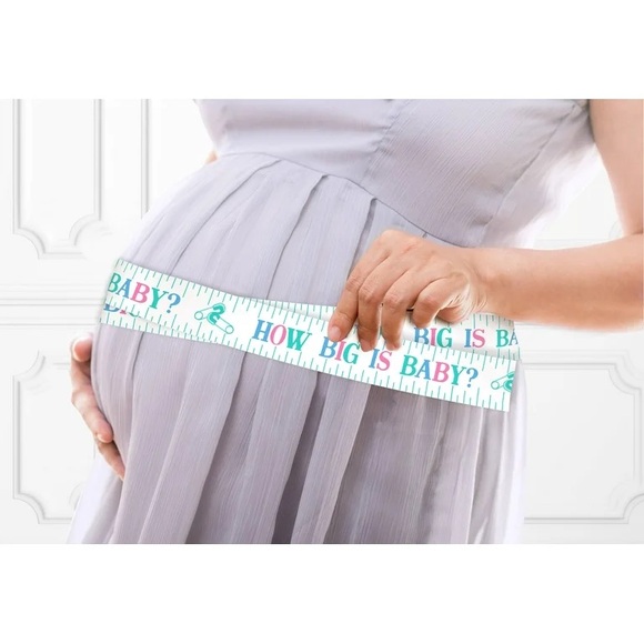 Party Supplies | Nwt Baby Shower Game Tummy Measuring Tape To Celebrate ...